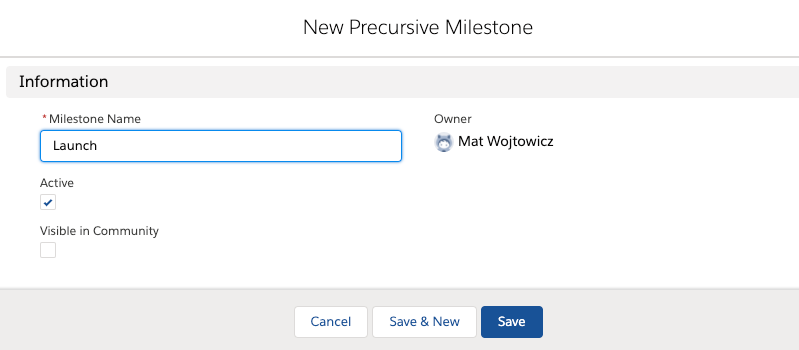 Defining Precursive Milestones & Milestone Measures — Knowledge Base — Precursive