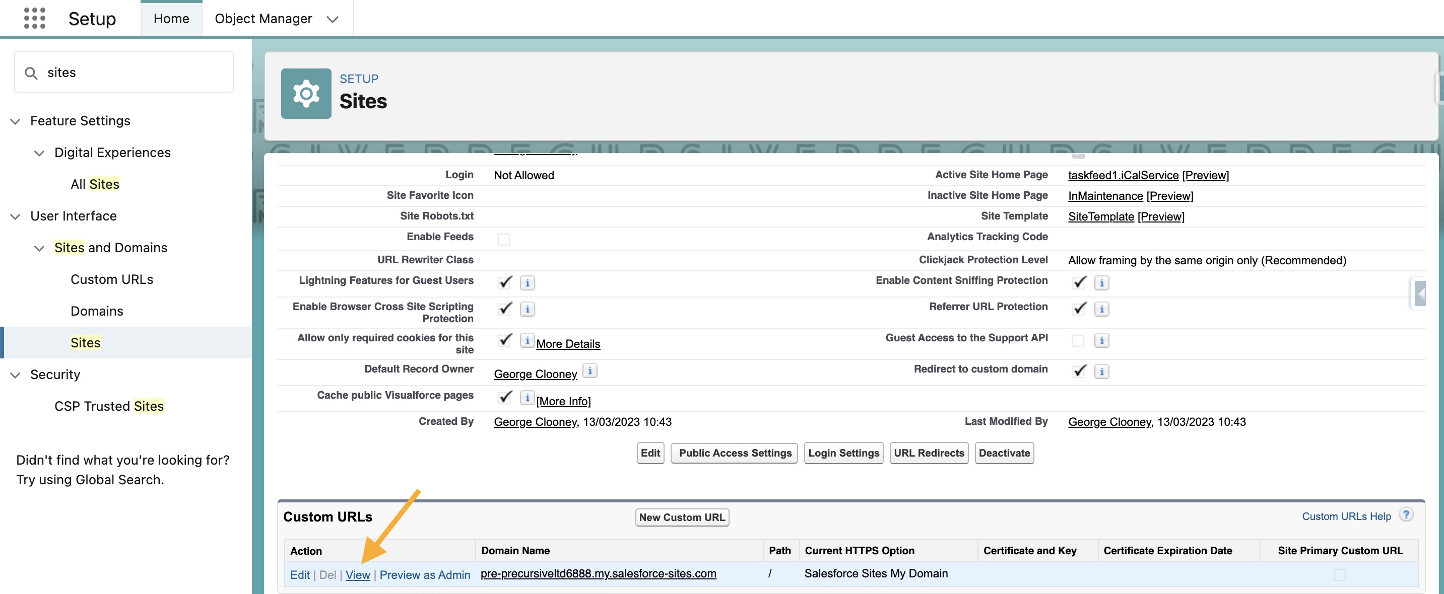 Set-up External sharing — Knowledge Base — Precursive